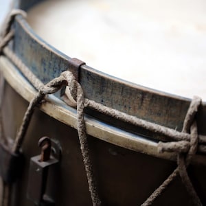 Antique Battered Copper Drum French Military Napoleonic Musical ...
