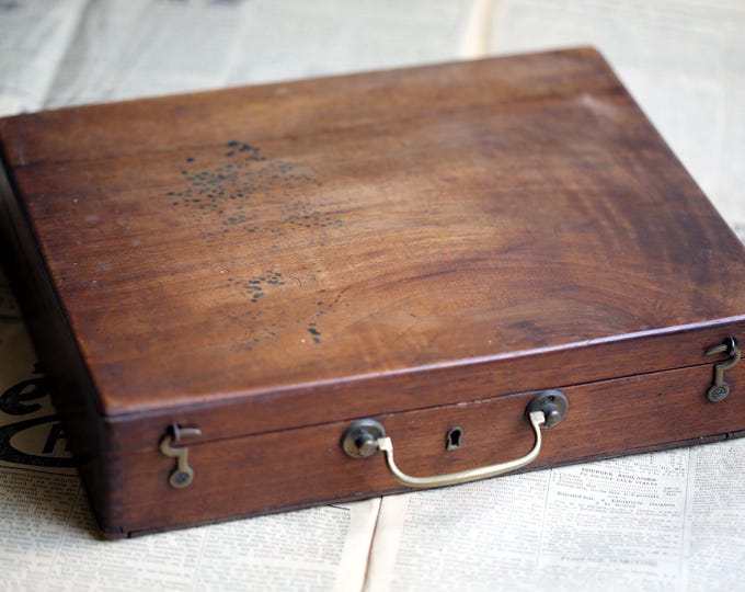 Antique French Artist Case Wooden Artists Tool Chest Vintage Art Box - Etsy