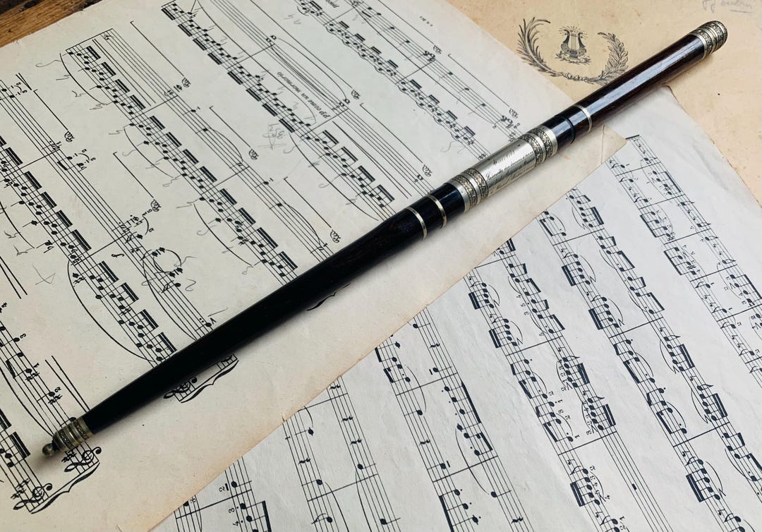 Antique French Conductor Baton Engraved Musical Instrument - Etsy