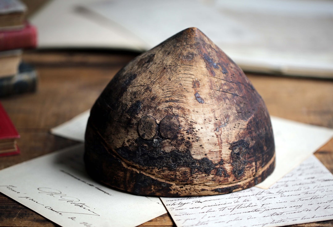 Antique Millinery Hat Block Wooden Milliners Mold Vintage Hat Makers ...