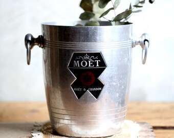 MOET & CHANDON Champagne Ice Bucket Vintage French Wine Cooler - Etsy