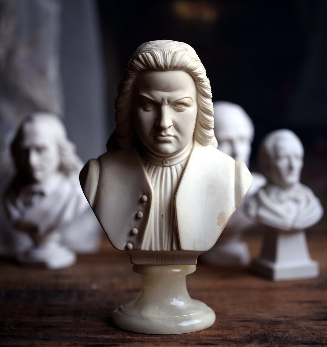 Bust of Bach A. Giannelli French Bust Ivorine Statue of Man ...