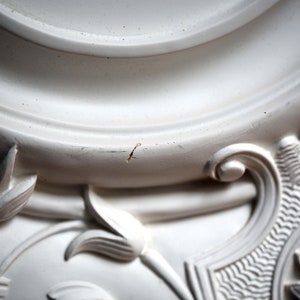 Large Vintage French Ceiling Medallion Round Molding Rococo Style ...