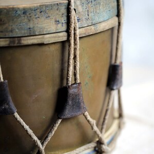 Antique Battered Copper Drum French Military Napoleonic Musical ...