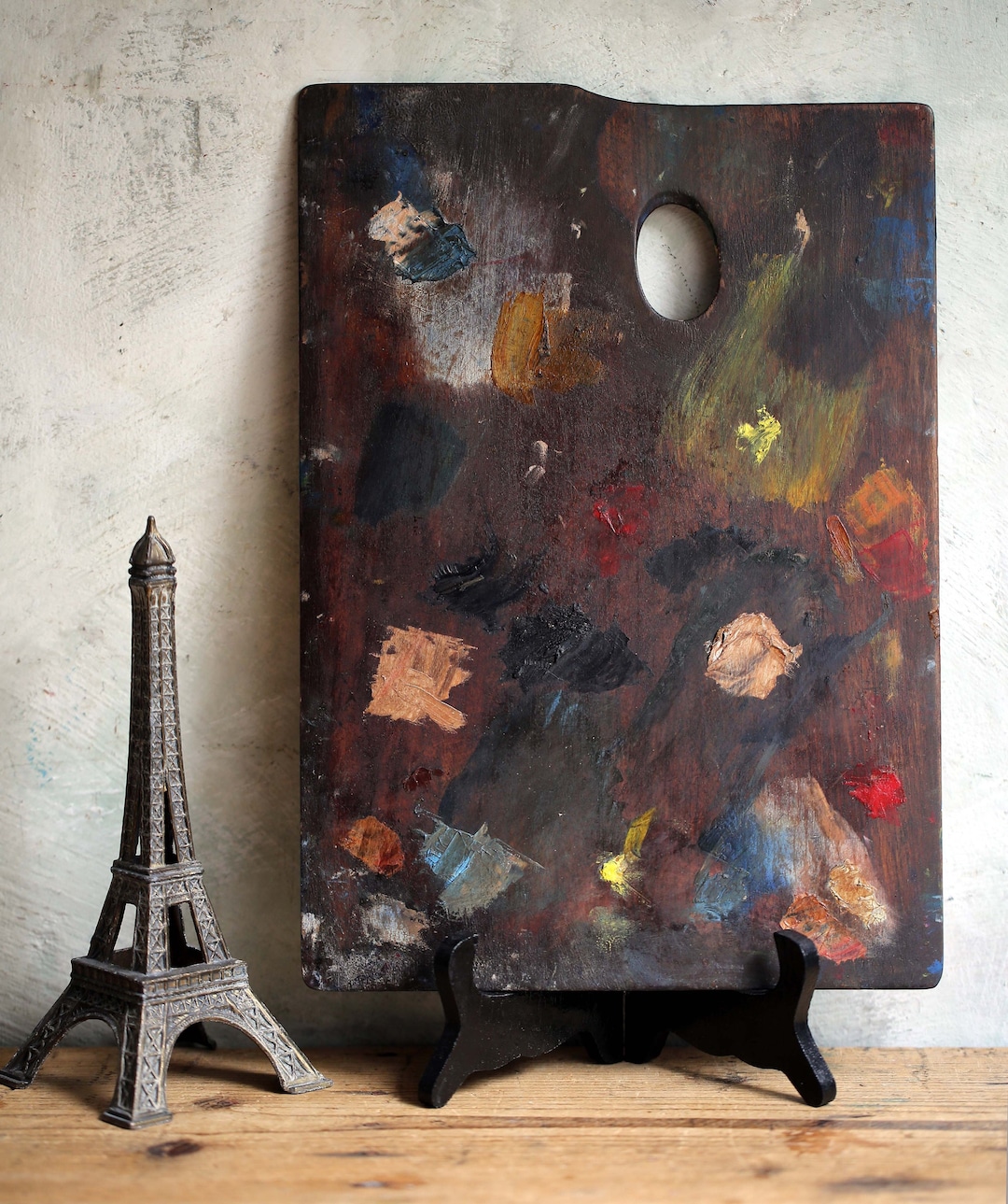 French Artists Box Pallet Wooden Antique Paint Mixing Board - Etsy