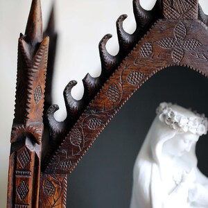 Antique French Reliquary Primitive Niche Religious Shrine Wooden ...