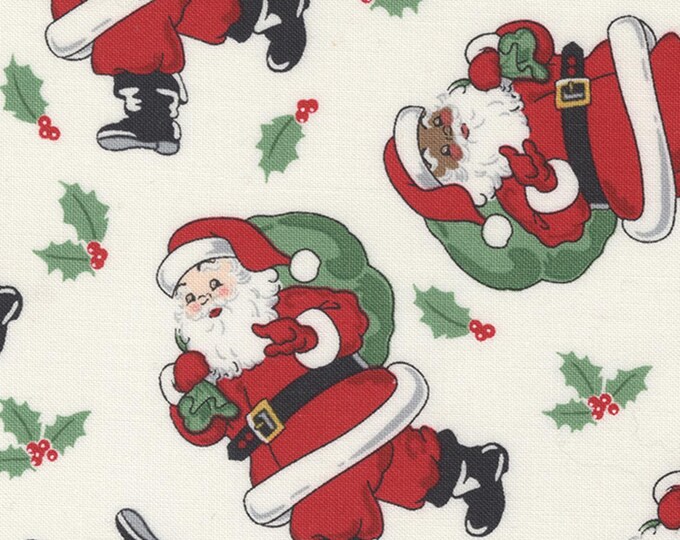 African American Santa Fabric African American Santa Small by Tarak ...