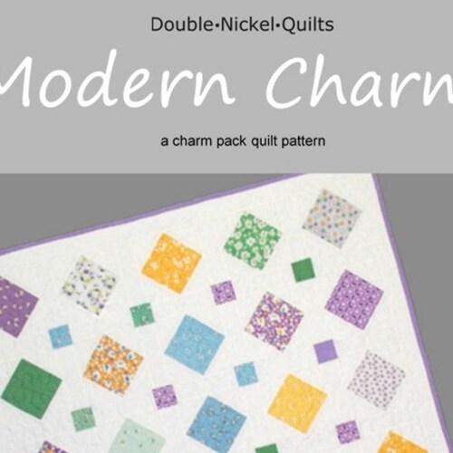 Modern Quilt Pattern Off-centered Squares PDF - Etsy