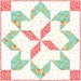 Starburst Quilted Table Topper PDF Pattern: Square Wall Quilt (24x24in ...