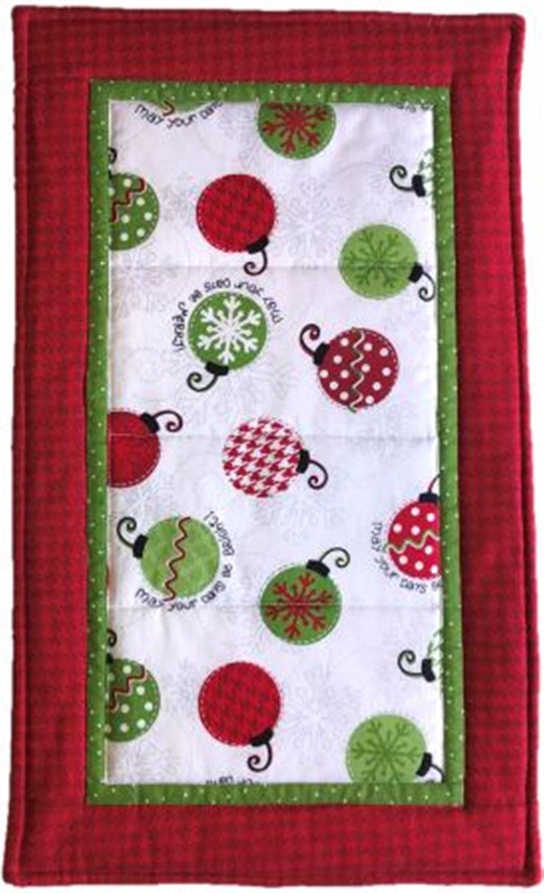Hot Pad Table Runner Downloadable Pdf Pattern by Double Nickel Quilts # ...