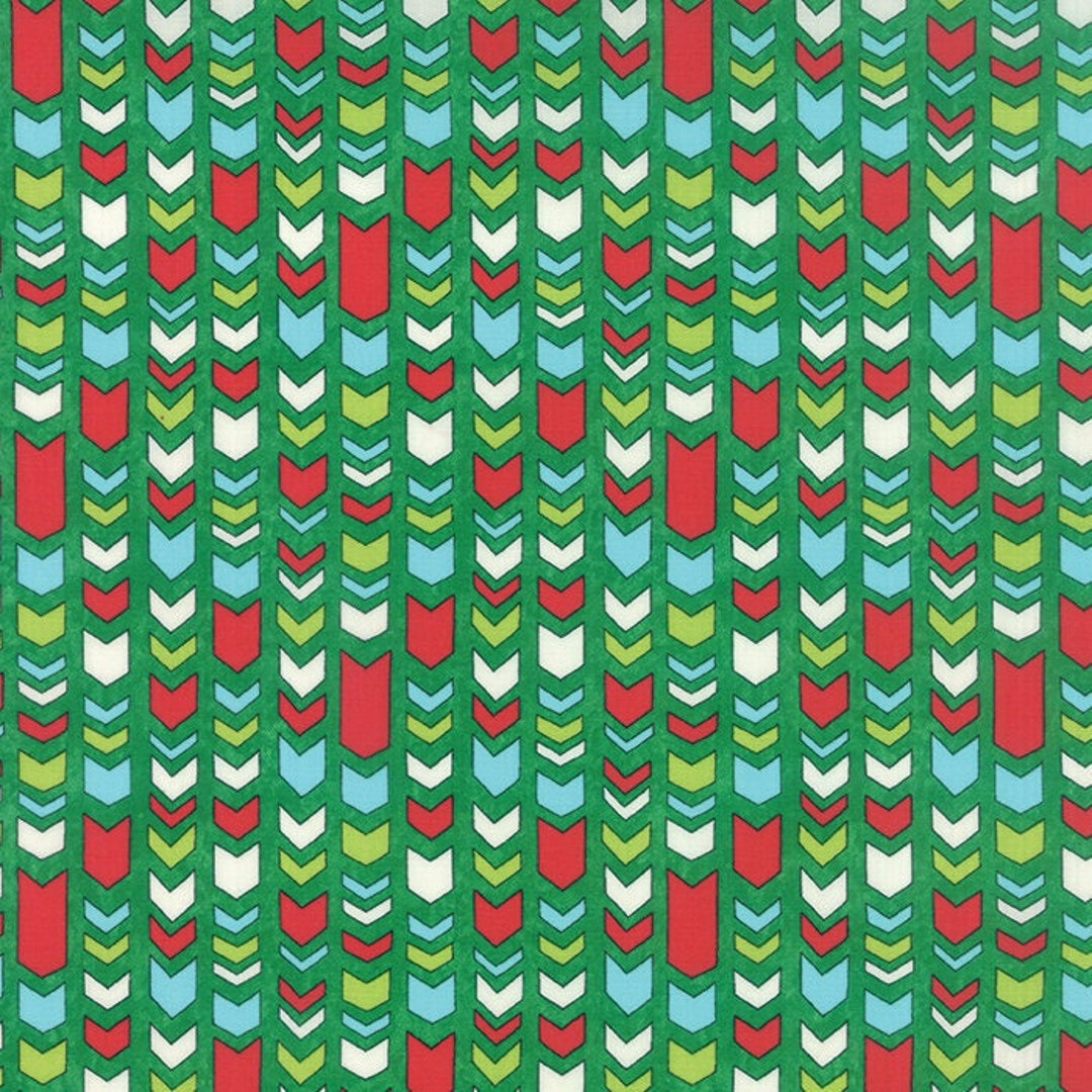 Geometric All Over Print Fabric Yardage-100% Cotton for Quilting-red ...