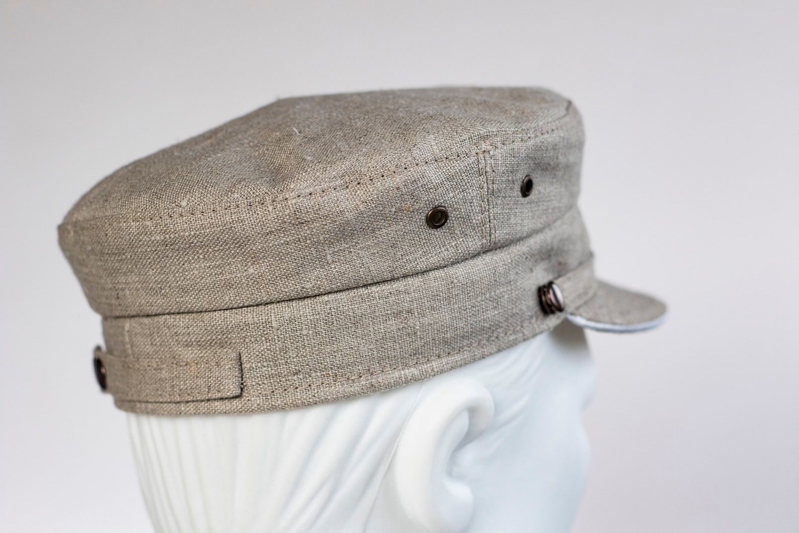 Linen Retro Summer Cap Unisex Newsboy Cap - Etsy