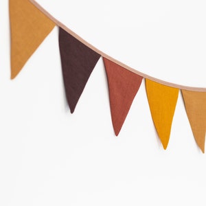 Autumn Colors Outdoor Bunting Fall Decor Banner Triangle Banner ...