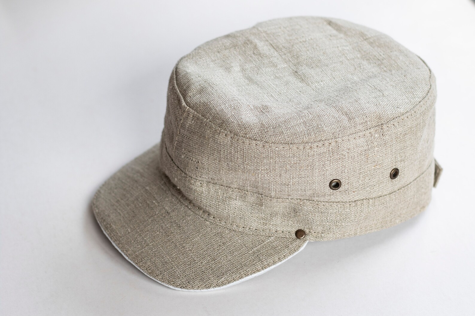 Linen Summer Cap for Men and Women Classic Linen Cap Hat - Etsy