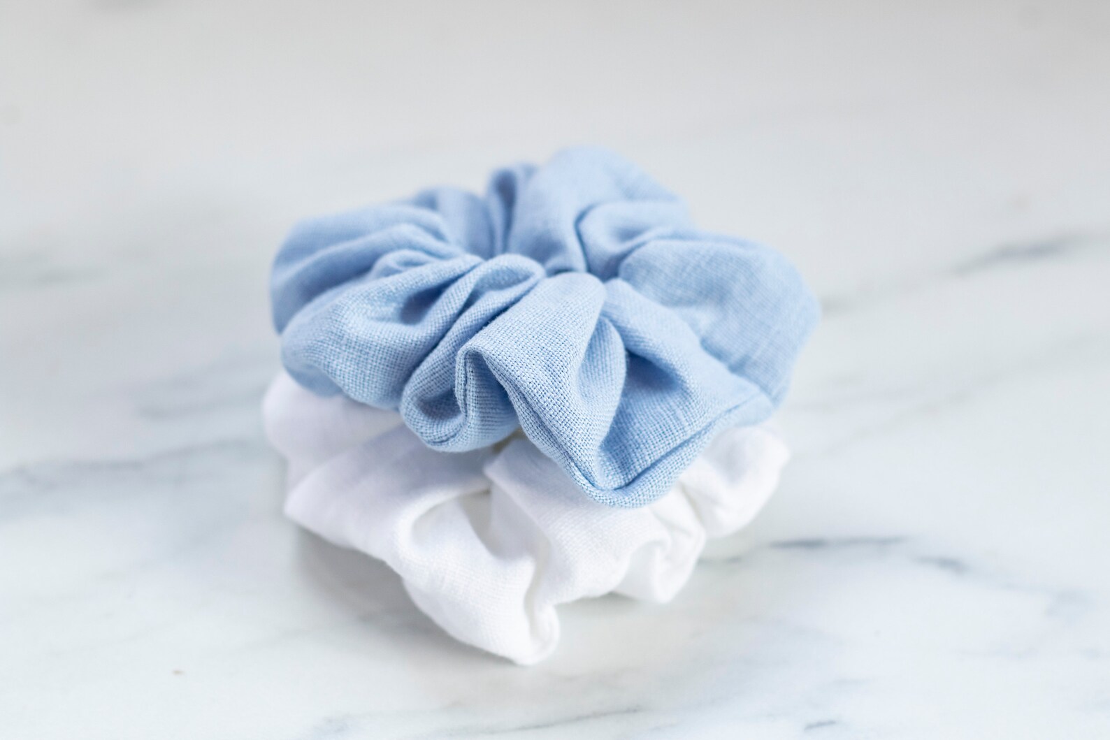 Ponytail Holder Hair Scrunchie Linen Hair Scrunchies Variety | Etsy