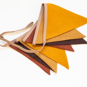 Autumn Colors Outdoor Bunting Fall Decor Banner Triangle Banner ...