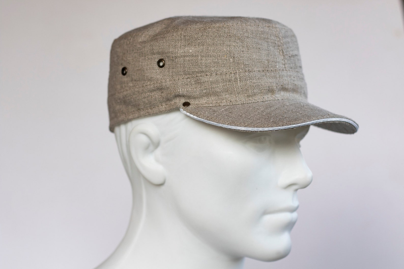 Linen Summer Cap for Men and Women Classic Linen Cap Hat - Etsy