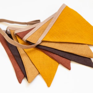 Autumn Colors Outdoor Bunting Fall Decor Banner Triangle Banner ...