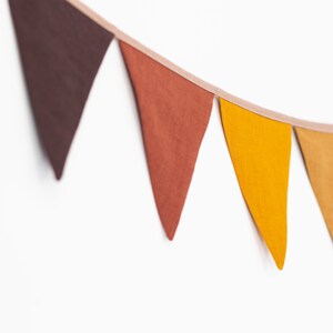 Autumn Colors Outdoor Bunting Fall Decor Banner Triangle Banner ...
