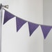 Purple Outdoor Bunting Party Banner Triangle Banner Pennants for Party ...