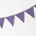 Purple Outdoor Bunting Party Banner Triangle Banner Pennants for Party ...