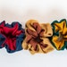 Two Colors Ponytail Holder Linen Hair Scrunchie Hair - Etsy