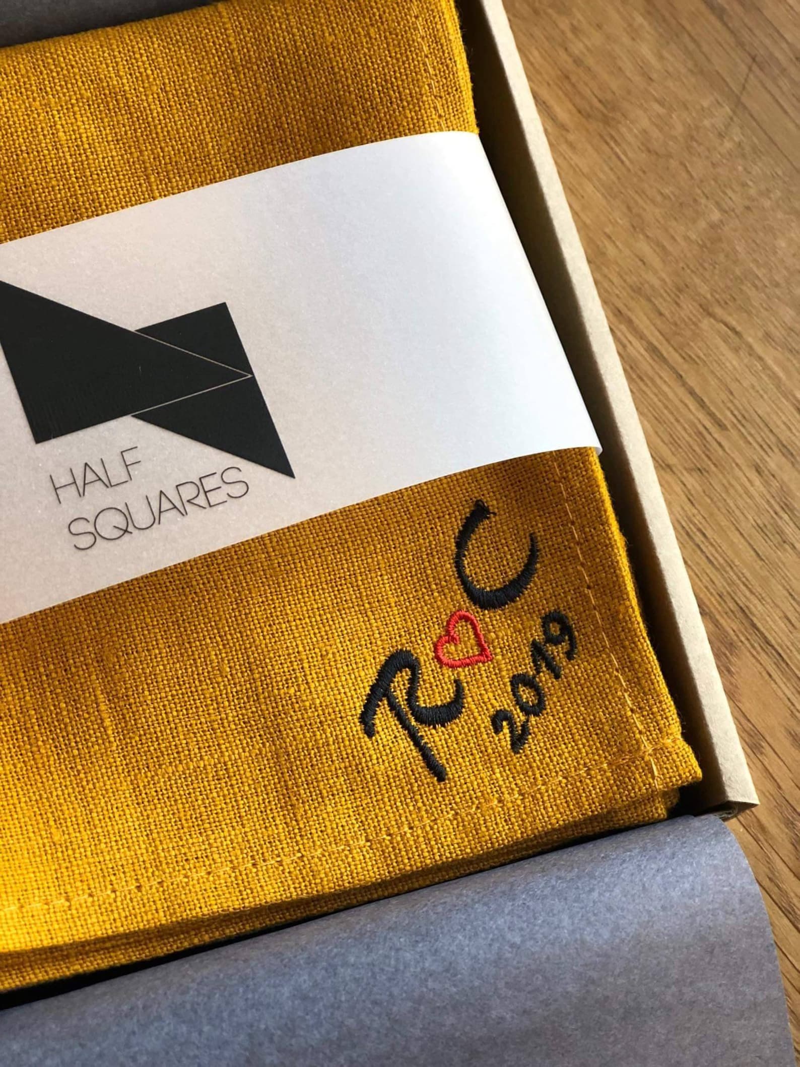 Embroidered Pocket Square Personalized Gift Embroidery - Etsy