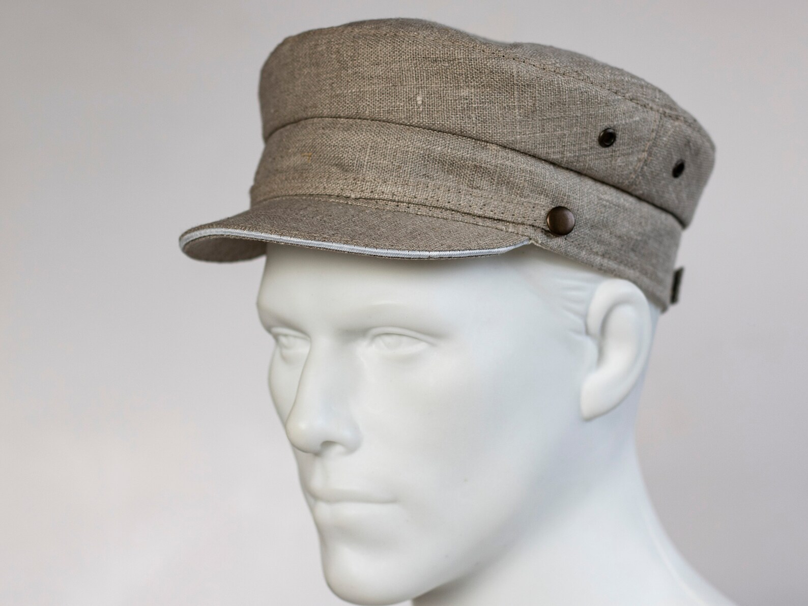 Linen Retro Summer Cap Unisex Newsboy Cap - Etsy
