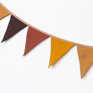 Autumn Colors Outdoor Bunting Fall Decor Banner Triangle Banner ...