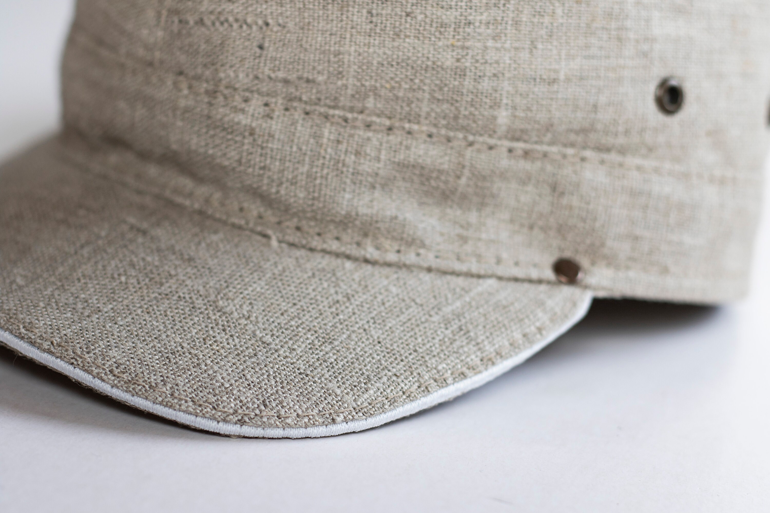 Linen summer cap for men and women Classic linen cap hat | Etsy