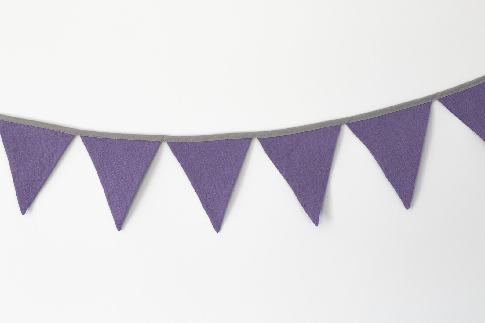 Purple Outdoor Bunting Party Banner Triangle Banner Pennants for Party ...
