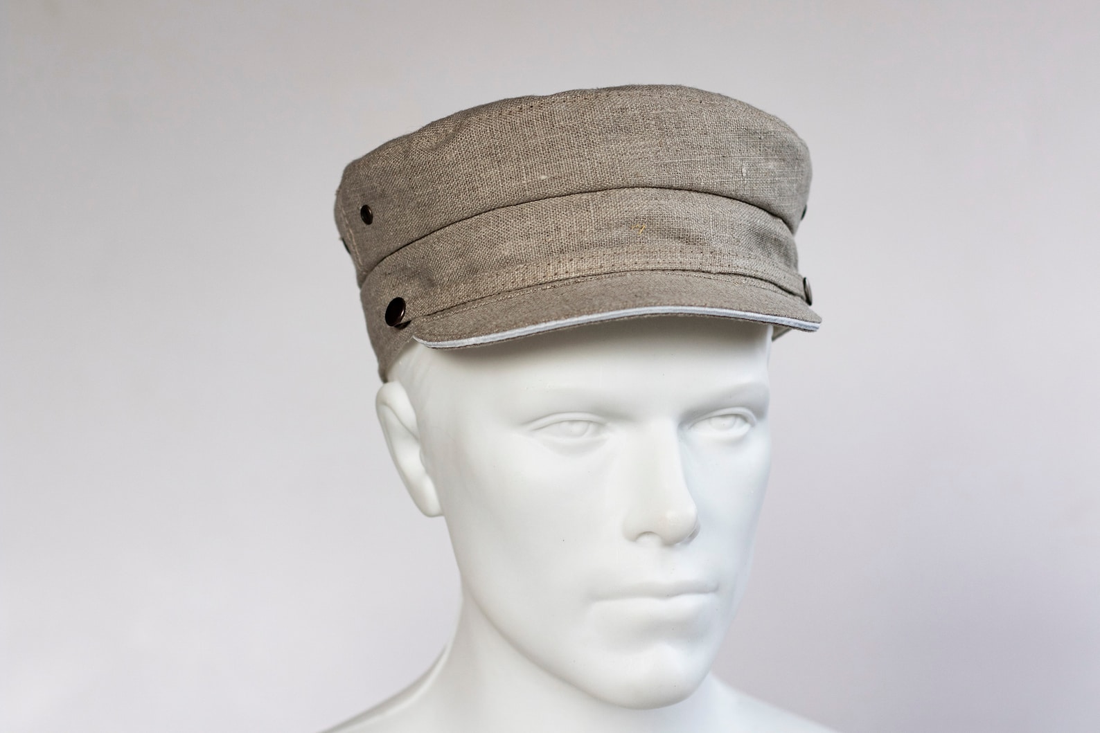 Linen Retro Summer Cap Unisex Newsboy Cap - Etsy