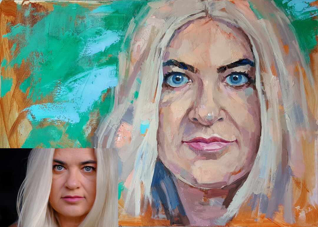 Personalized Portrait, Custom Oil Portrait, Custom Painting From Photo ...