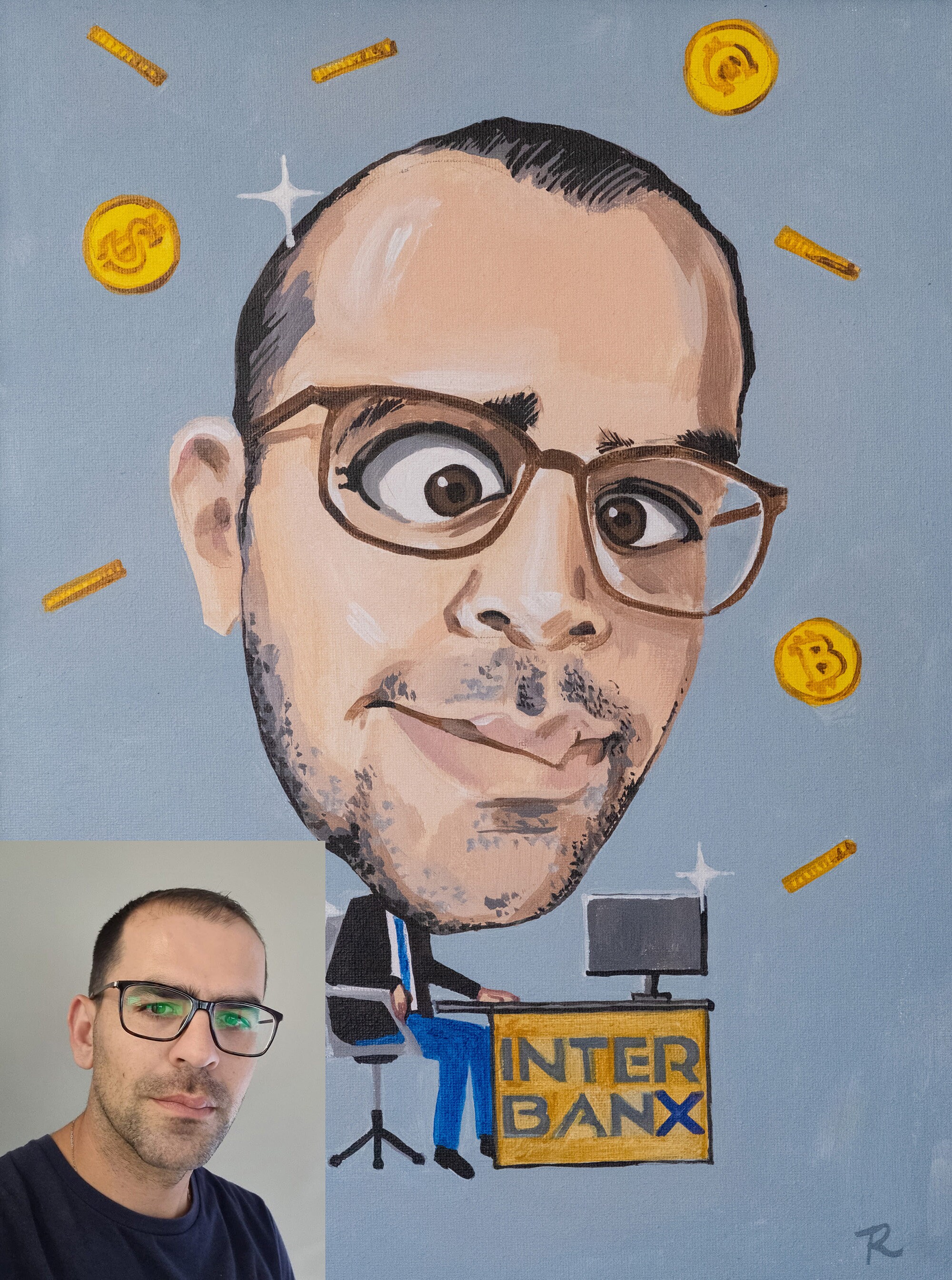 Custom Office Caricature, Office Portrait, Caricature From Photo ...