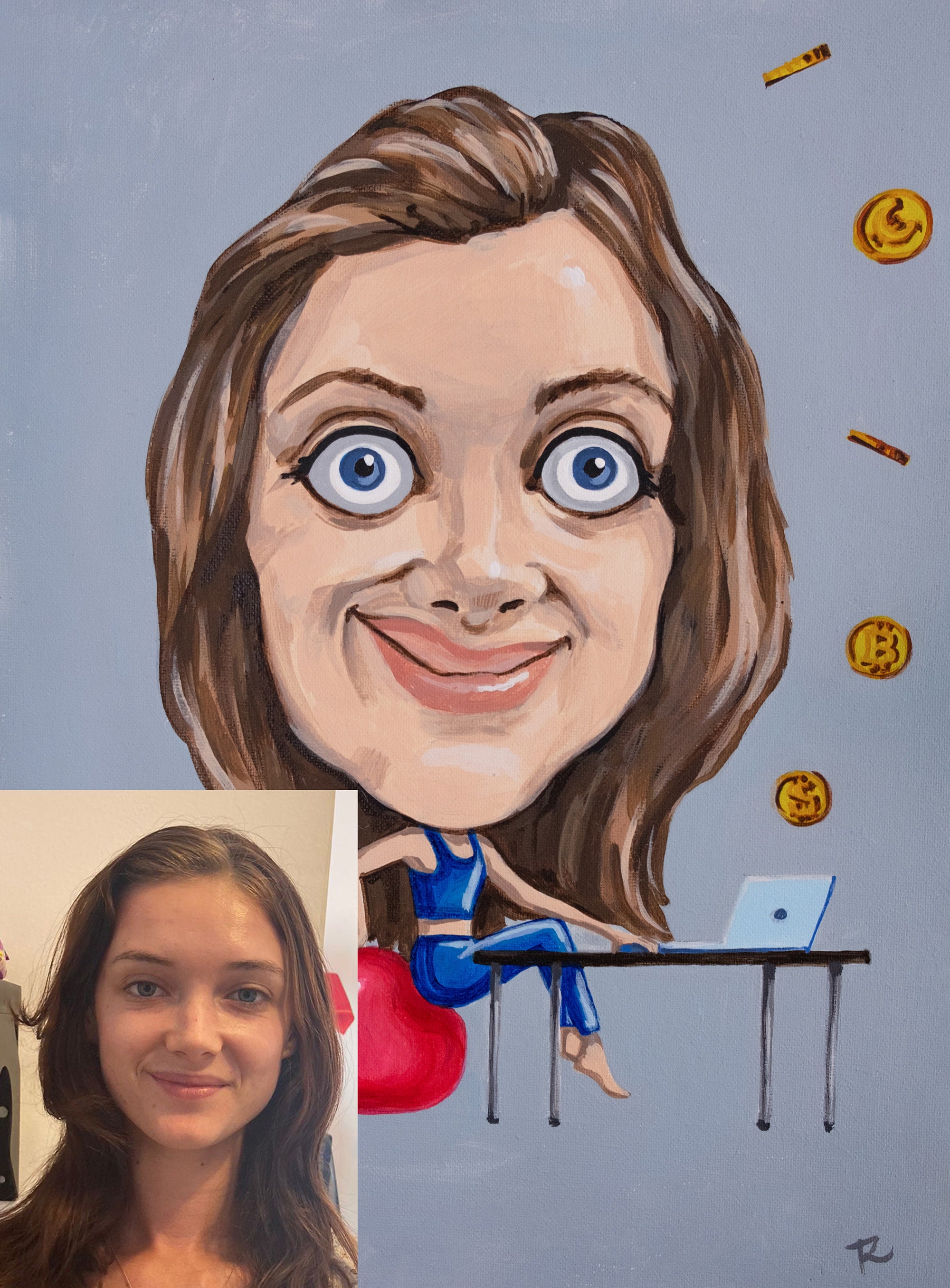 Custom Office Caricature, Office Portrait, Caricature From Photo ...