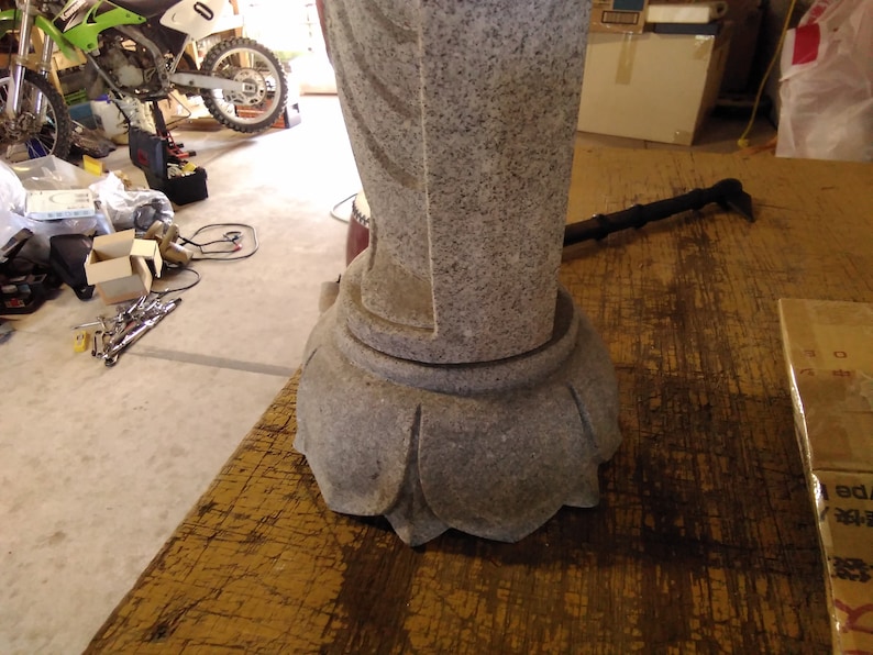 Japanese Jizo God Protector of Children Buddhist Granite Stone ...