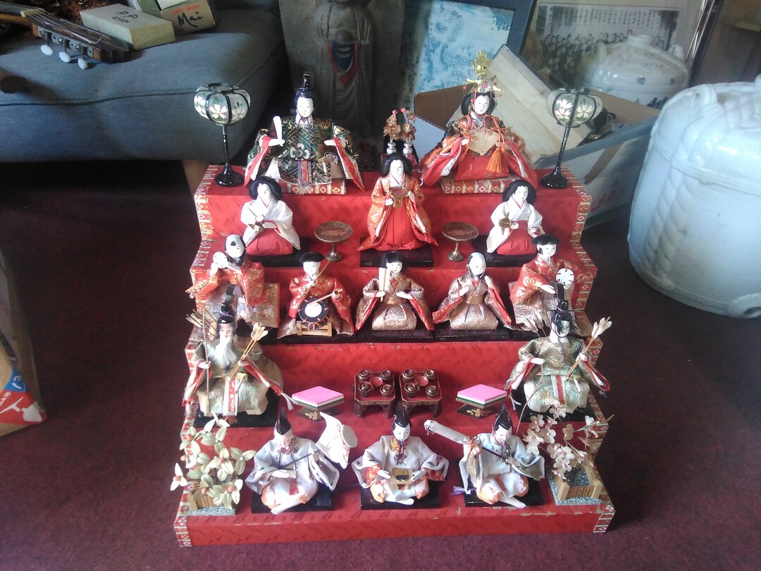 Japanese Doll Display See Youtube Video - Etsy