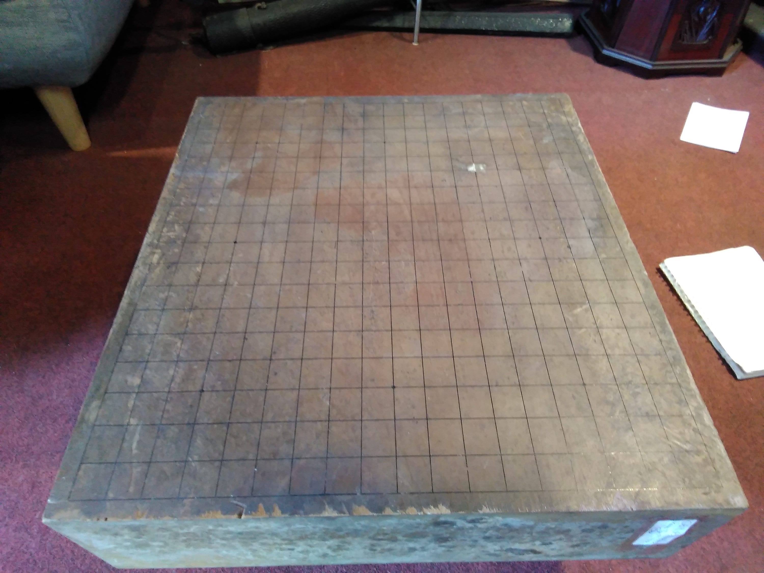 Antique Japanese Go Board Kaya Wood See Video - Etsy