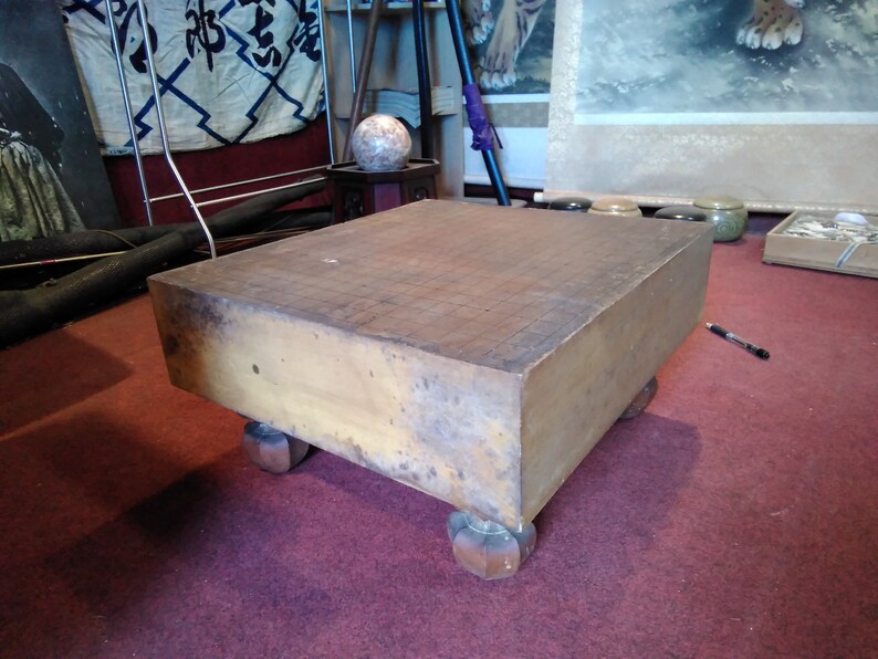 Antique Japanese Go Board Kaya Wood See Video - Etsy