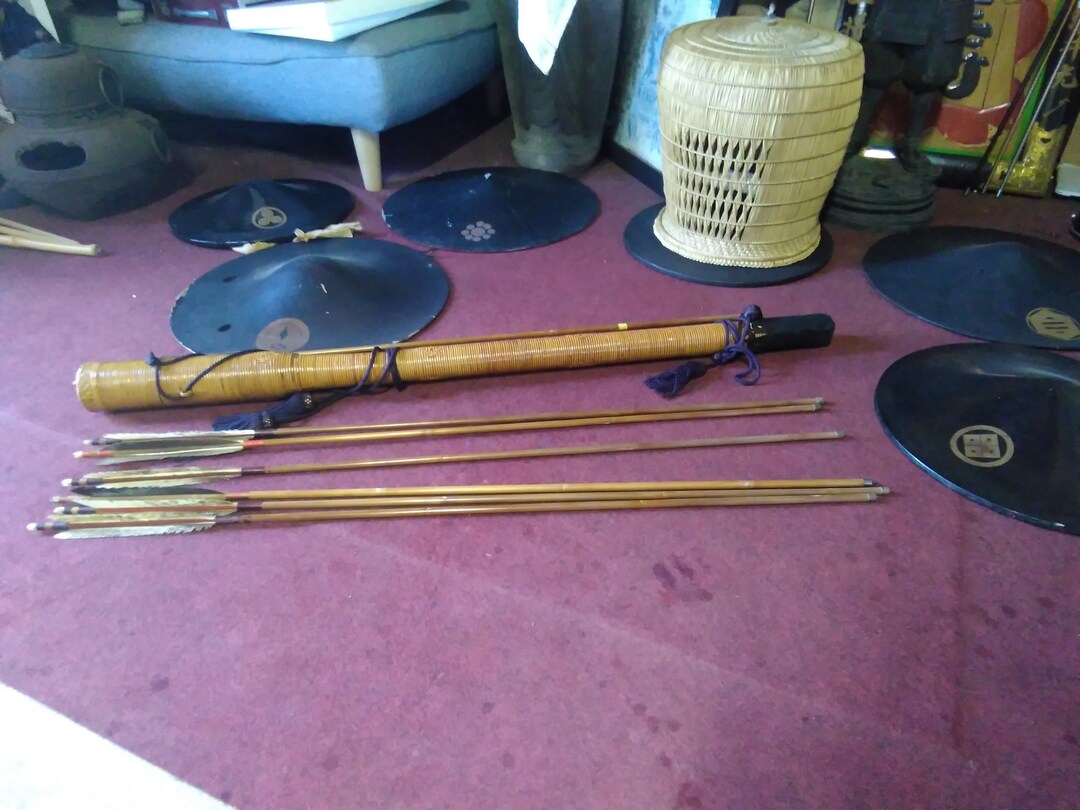 Kyudo Yumi Yazutsu Antique Japanese Archery Arrows See Video - Etsy