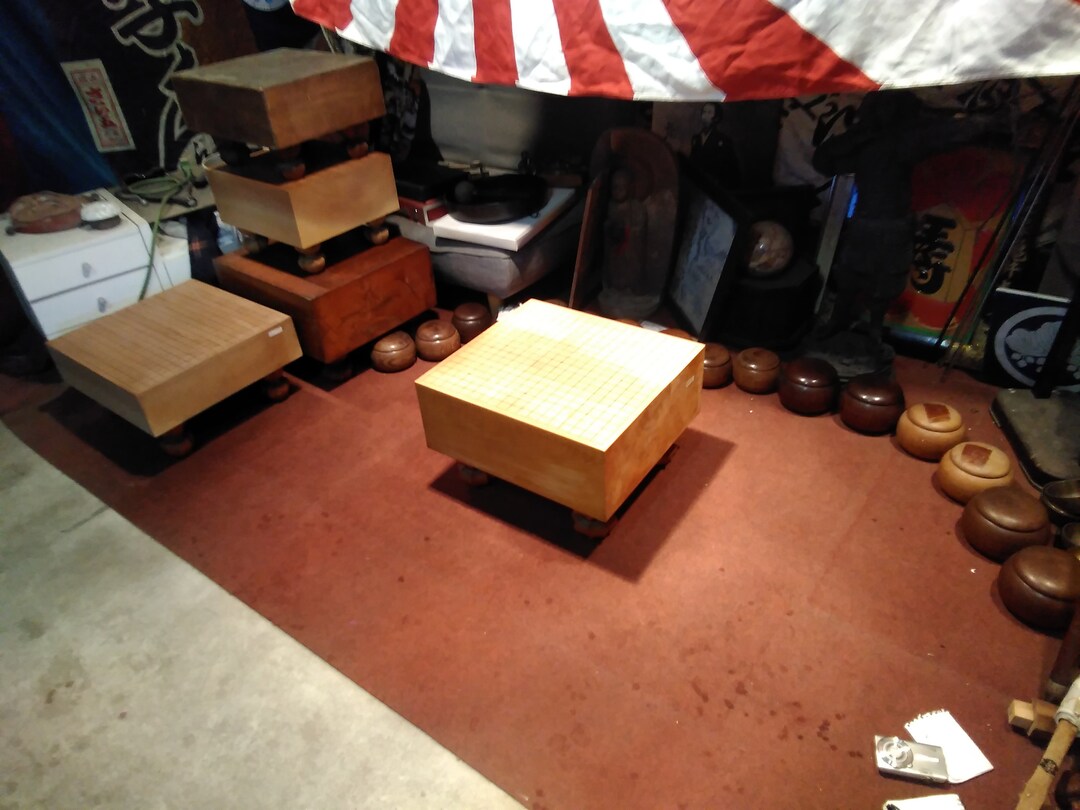 Antique Japanese Go Board ICHO Wood sea Freight See Video - Etsy