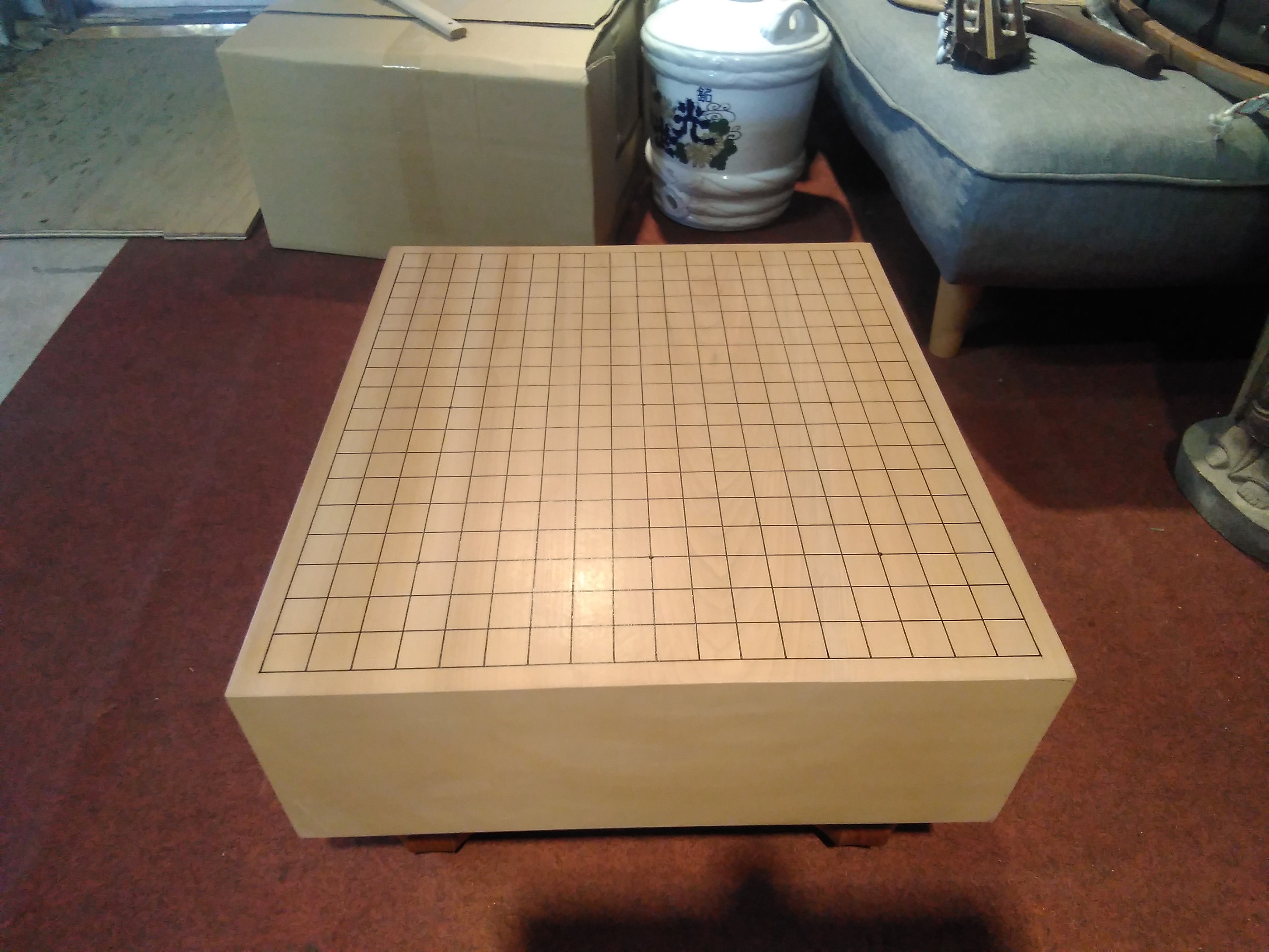 Antique Japanese Go Board Hinoki Wood See Video - Etsy