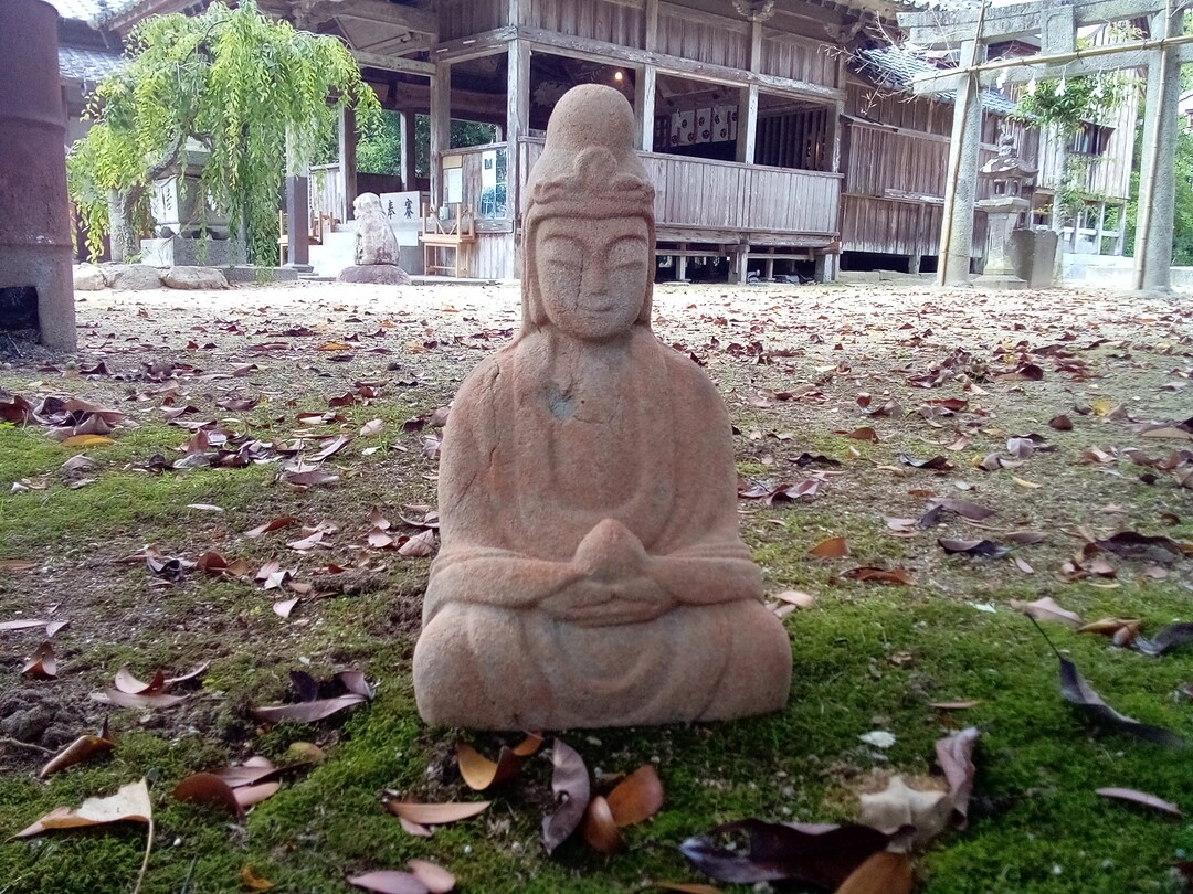 Japanese Buddhist Stone Sculpture Edo Period Garden sea Freight Video ...