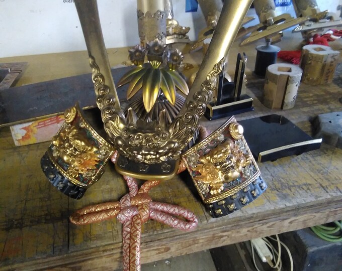 Samurai Helmet Display Aluminum Sea Freight See Video - Etsy