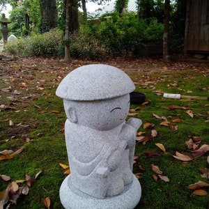 Kasa Jizo Japanese Jizo God Protector of Children Buddhist Granite ...