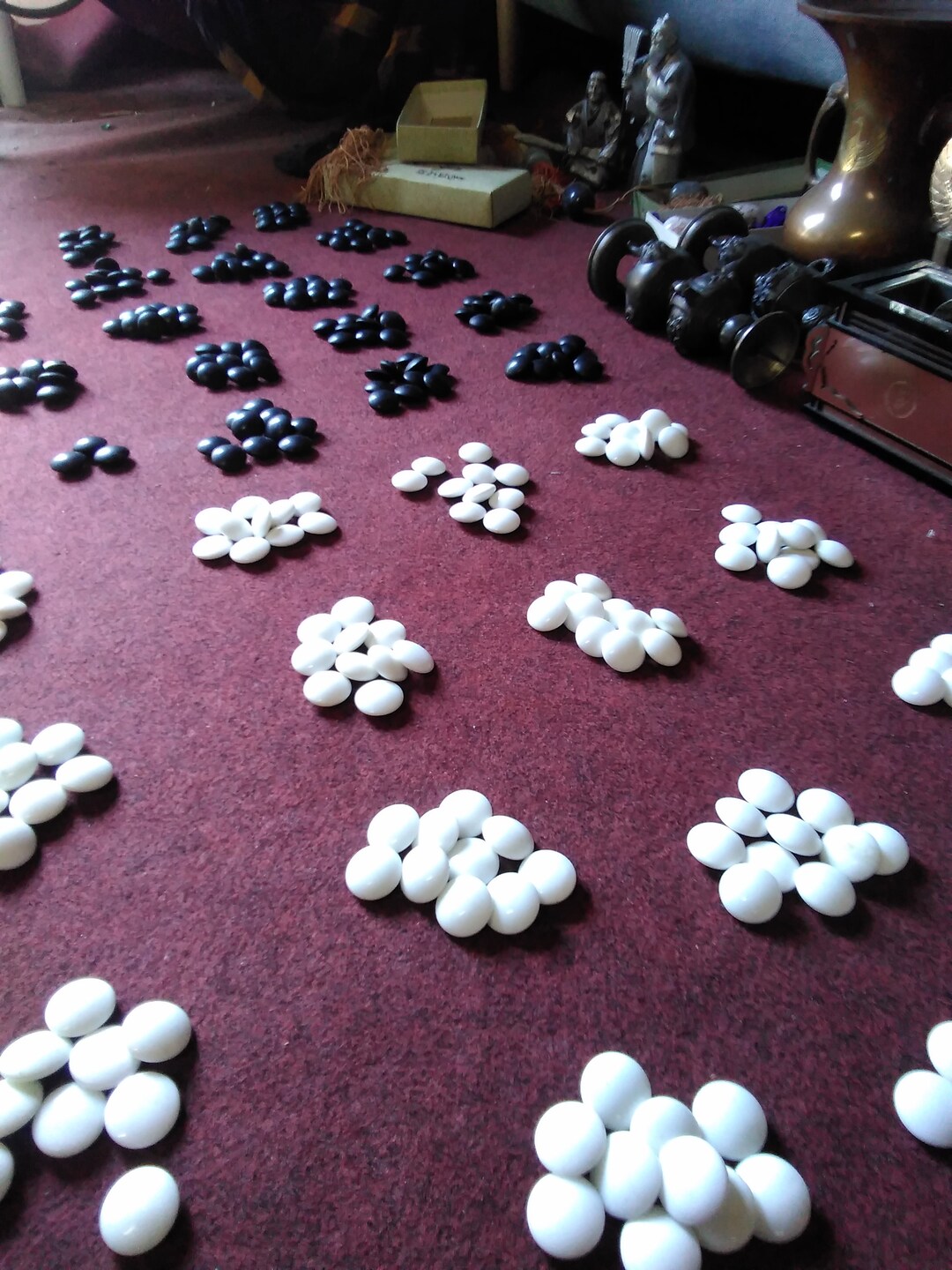 Japanese Go Board Game Pieces Video - Etsy