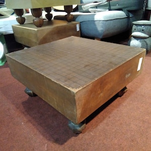 Antique Japanese Go Board KAYA Wood See Video - Etsy