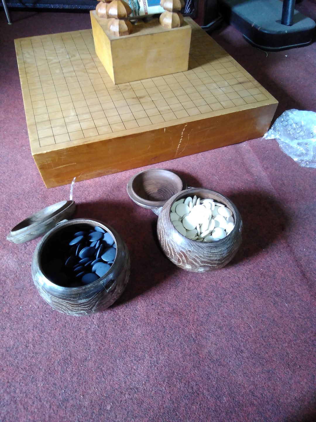 Antique Japanese Go Board Pieces Video - Etsy