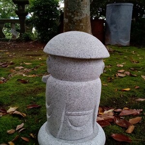 Kasa Jizo Japanese Jizo God Protector of Children Buddhist Granite ...