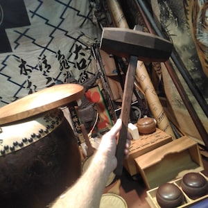 Wood Hammer Striker for Japanese Temple Bell Buddhist Air Freight See ...